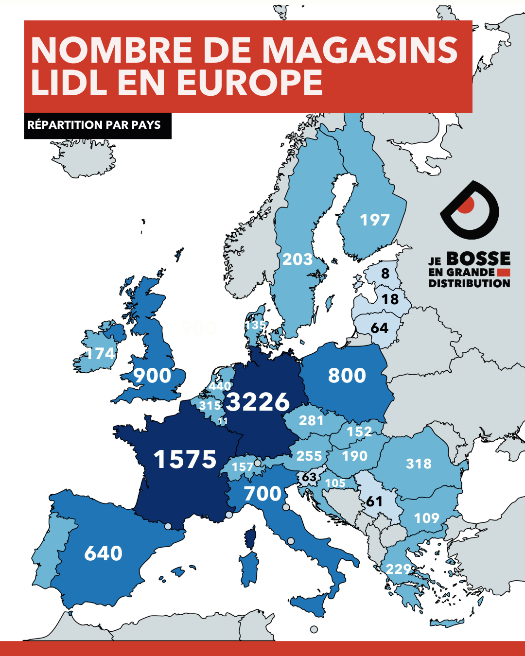 Lidl en Europe : chiffres clés, stratégie et secrets de son succès
