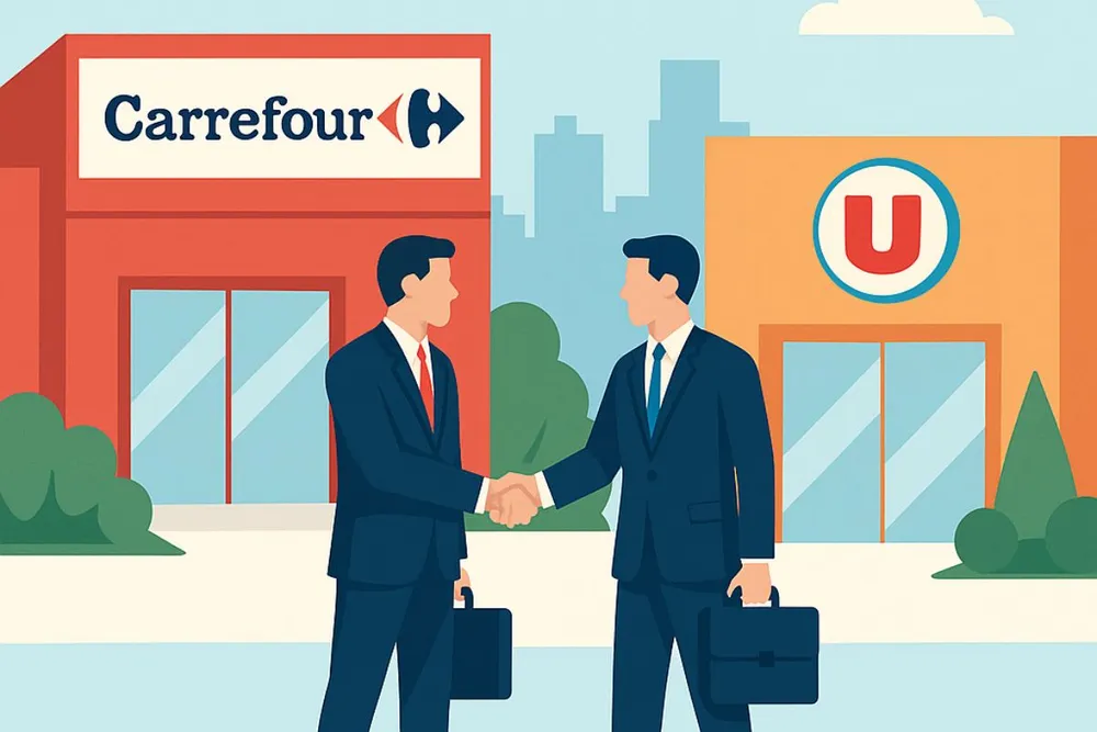 Voici la liste des 7 magasins Carrefour repris par Coopérative U