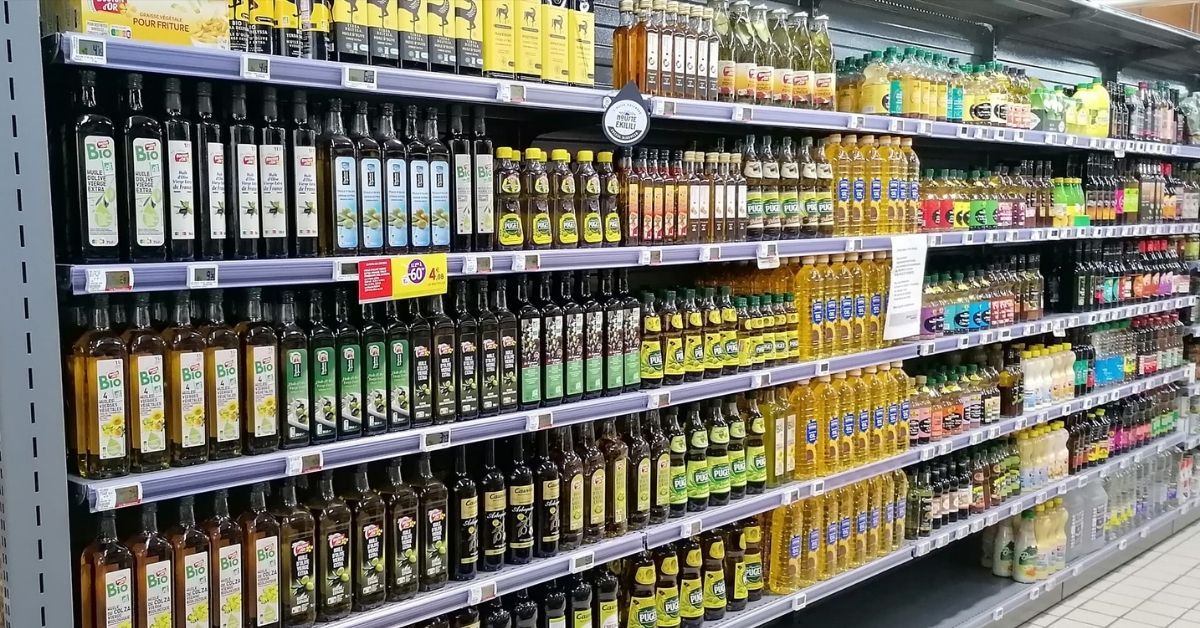 Voici la liste des rayons qu'on trouve en grande distribution